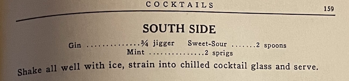 La storia del Southside Cocktail
