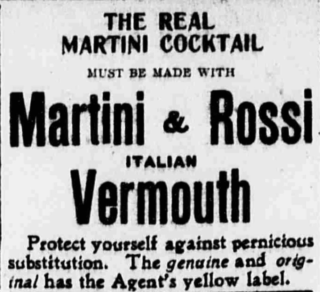 La Storia (e le leggende) del Cocktail Martini
